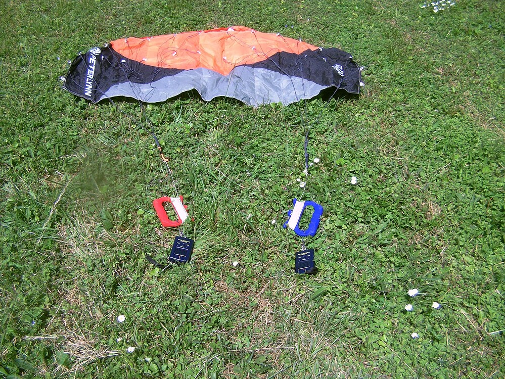 Comparison of the traction force of a static parachute kite and a ...